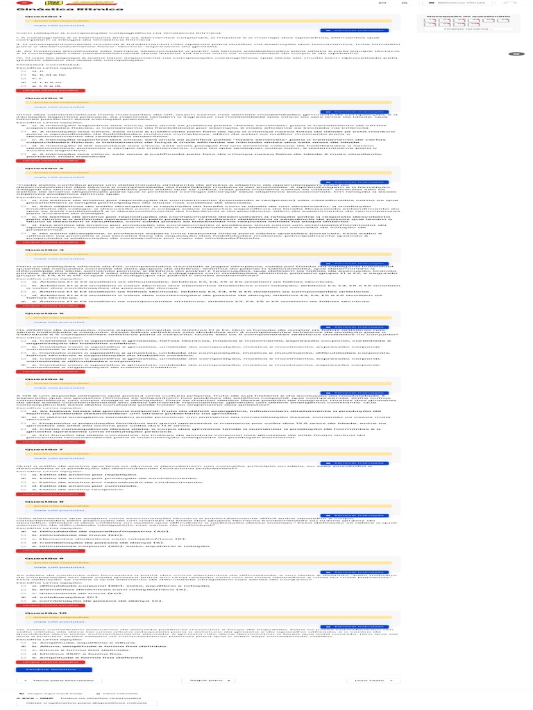 Questionário Online 2 | PDF