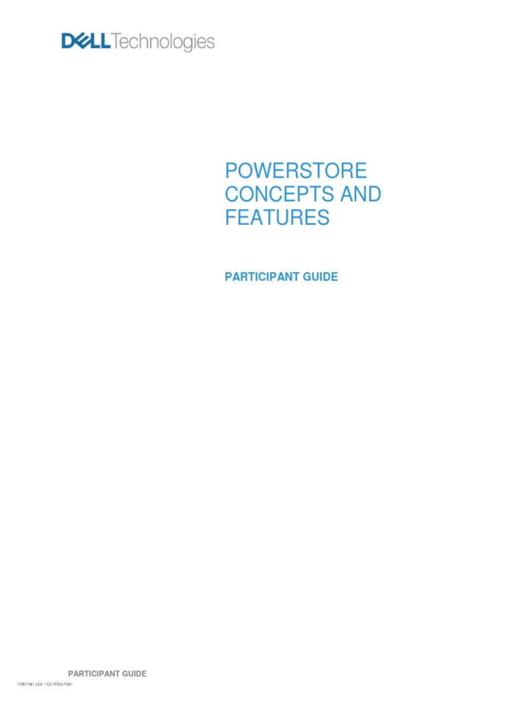 PowerStore Concepts and Features-Participant Guide | PDF