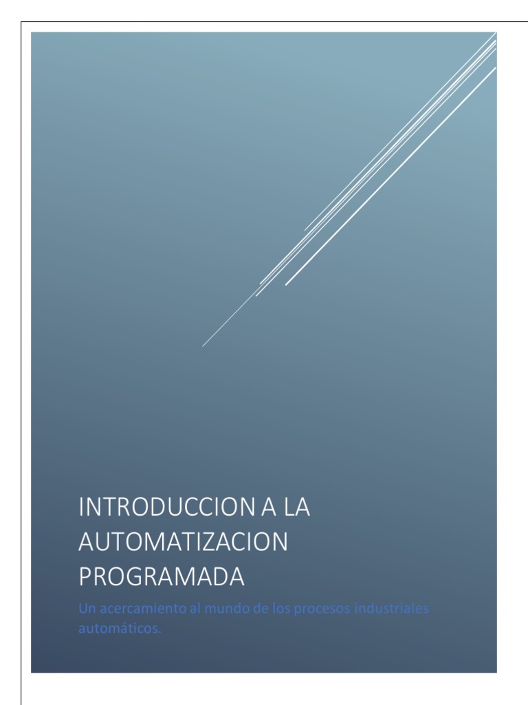 Introducción A La Automatización Programada | PDF | Automatización ...