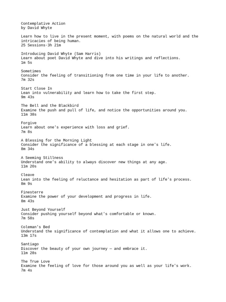 Contemplative Action | PDF