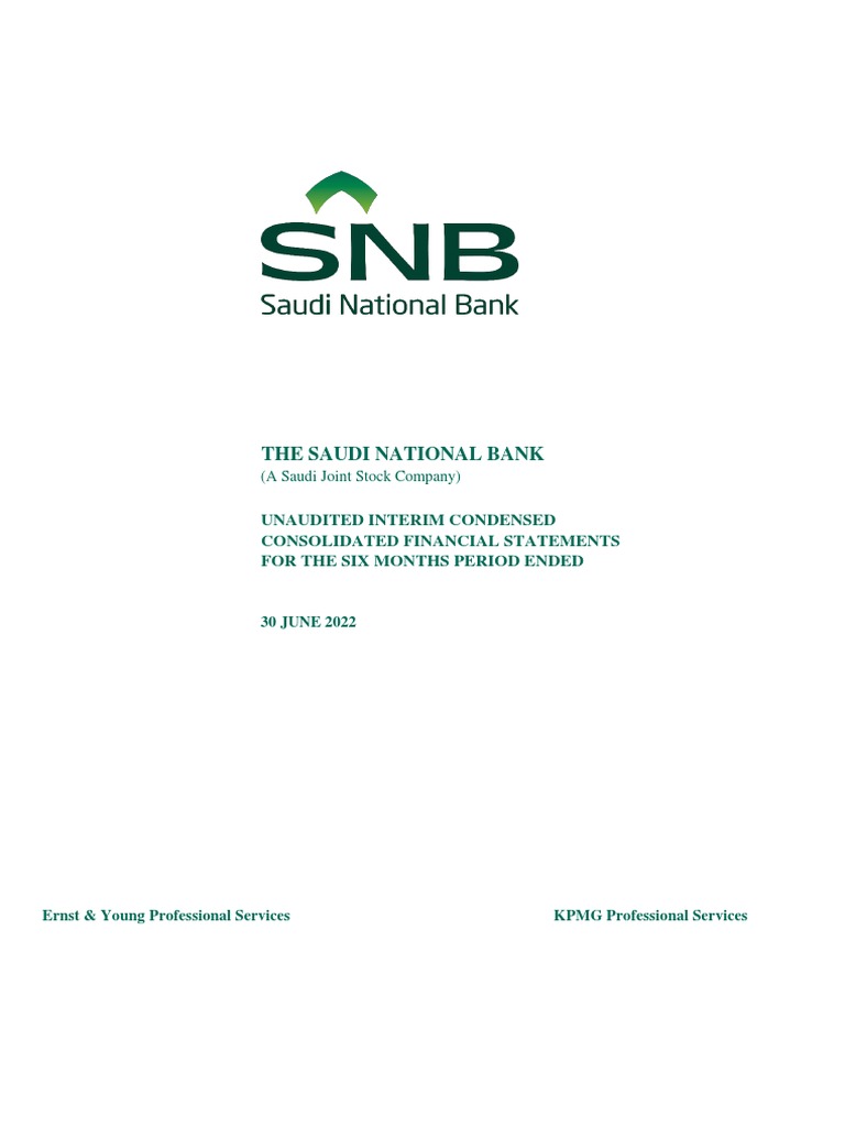 SNB Financial 2022 | PDF | International Financial Reporting Standards | Historical Cost