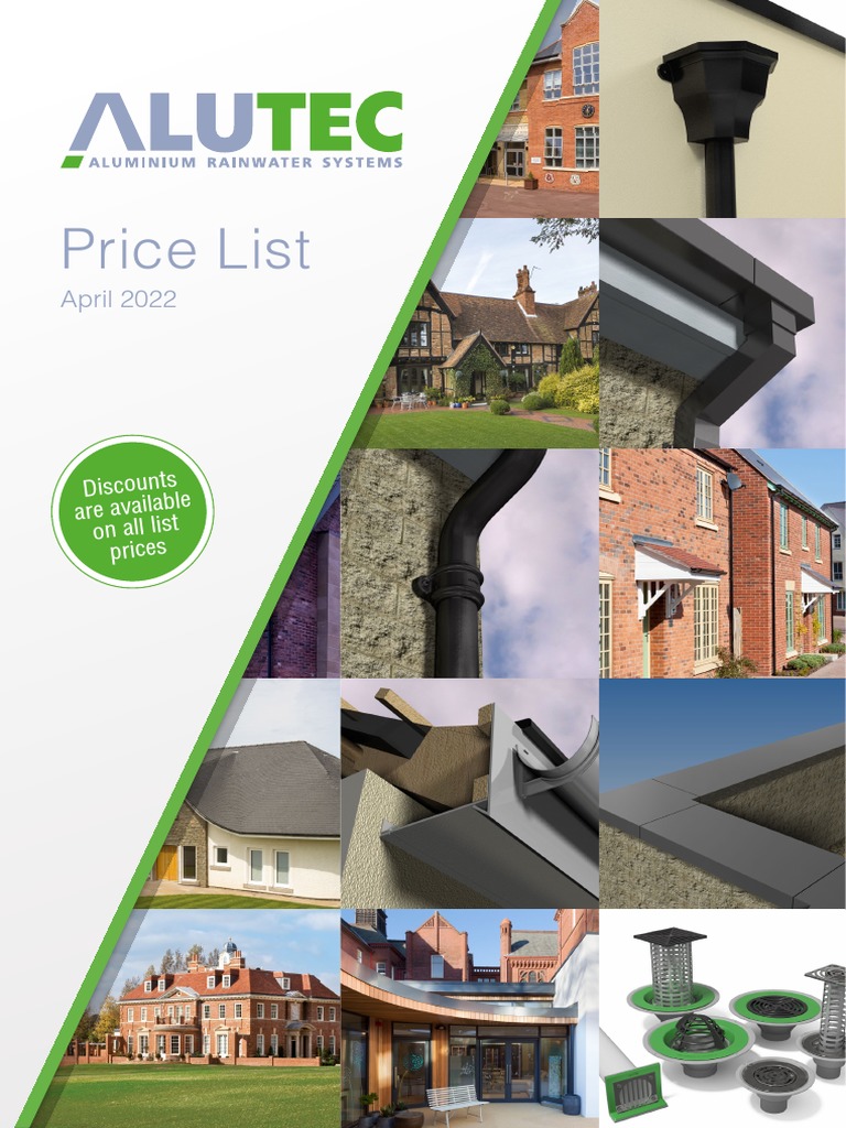 Marley Alutec Price List | PDF | Roof | Building Engineering