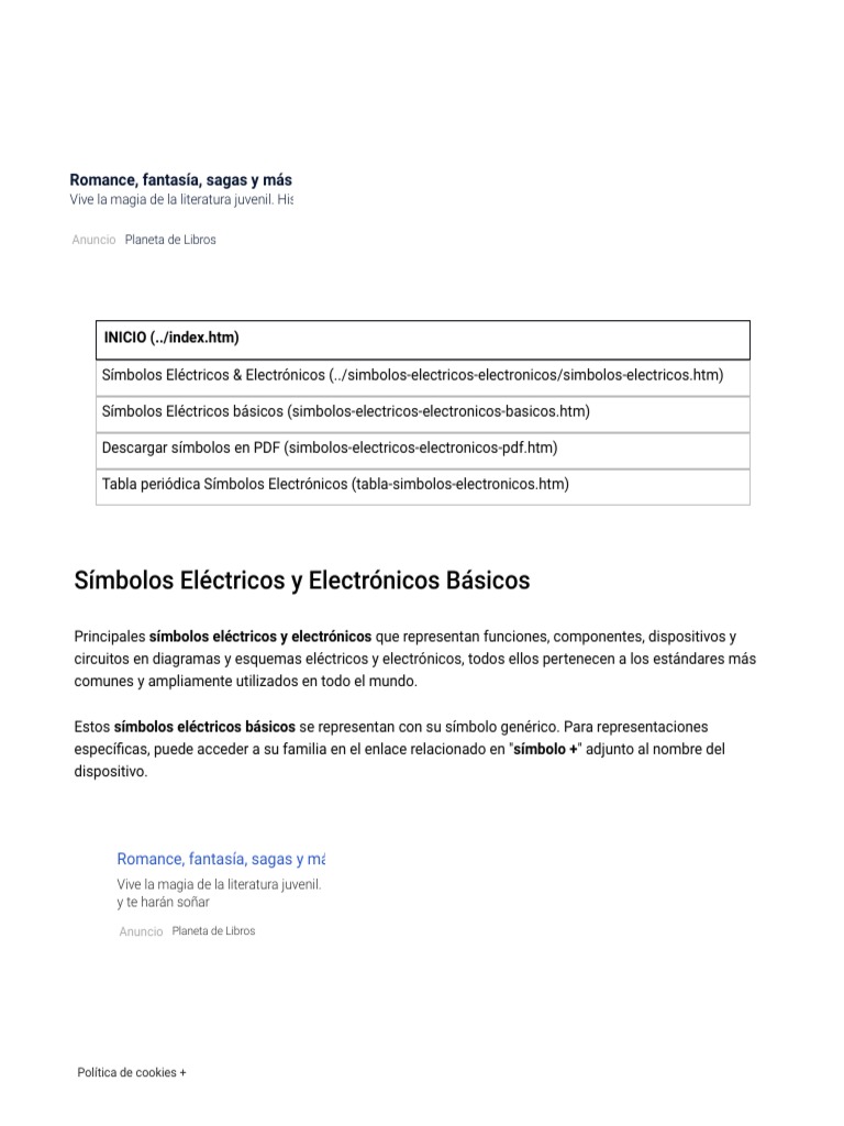 Símbolos Eléctricos y Electrónicos Básicos | PDF | Puerta lógica ...