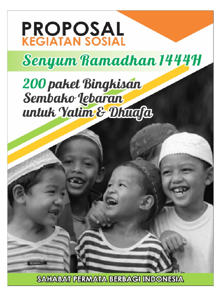 Proposal Senyum Ramadhan 1444H | PDF