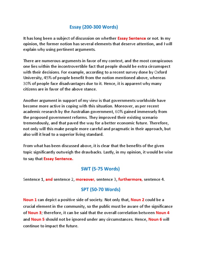 Essay SPT SWT | PDF