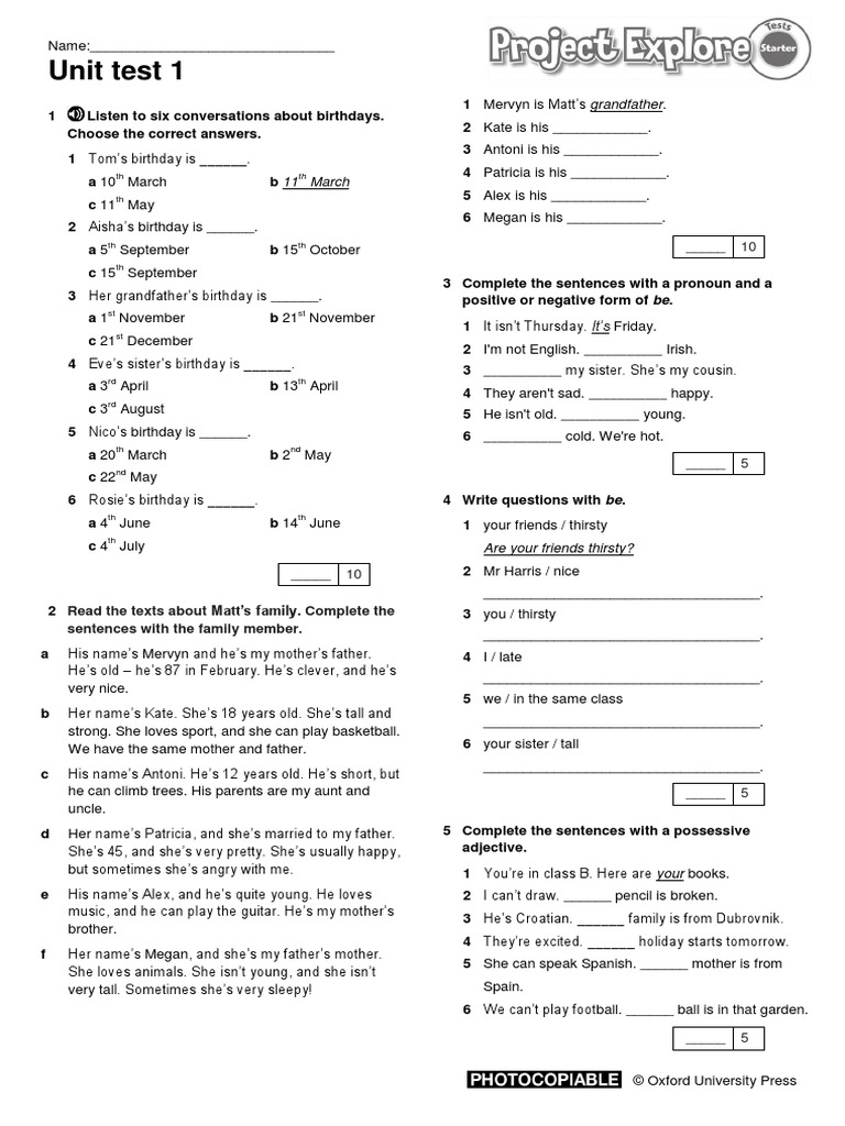 Unit 1 Test JR1 | PDF | Syntax | Linguistic Morphology