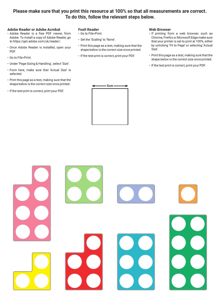 Printing Numicon Resources Correctly | PDF | Text | Digital Technology