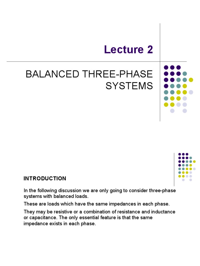 BEF 23803 - Polyphase Circuit Analysis - Lecture 2 | PDF | Electronic Engineering | Metrology