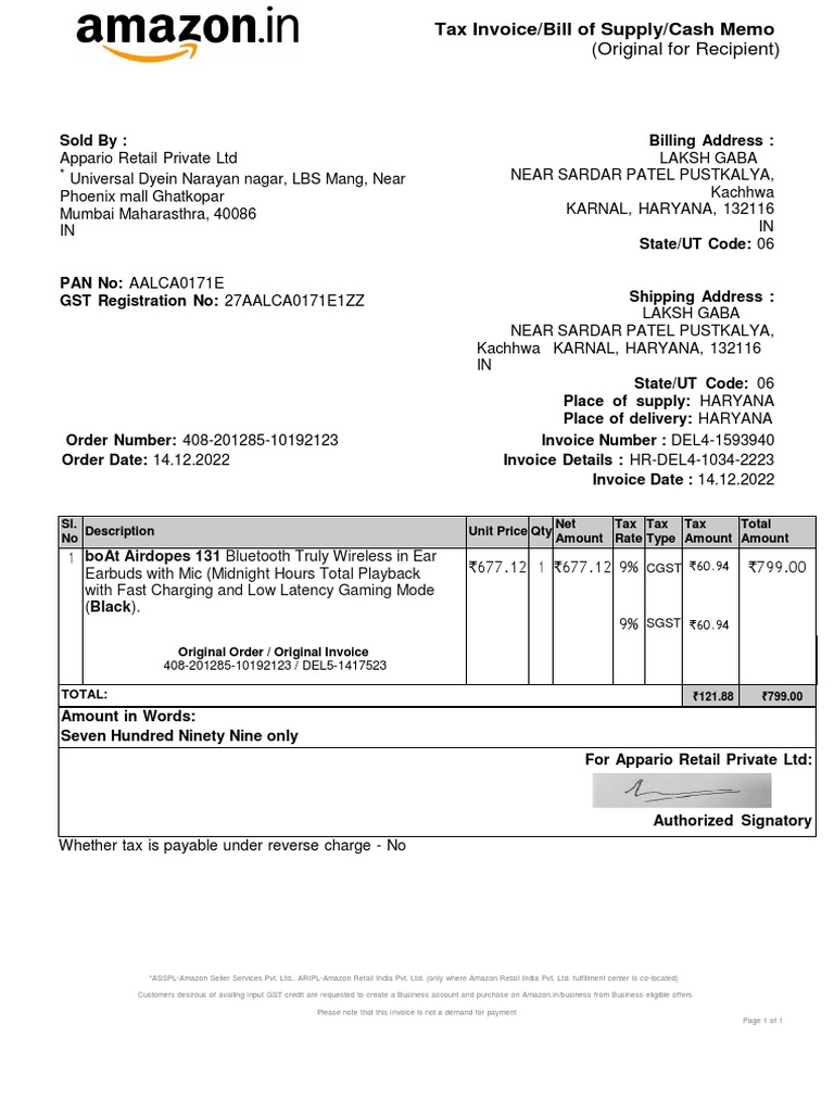 Invoice | PDF | Invoice | Trade