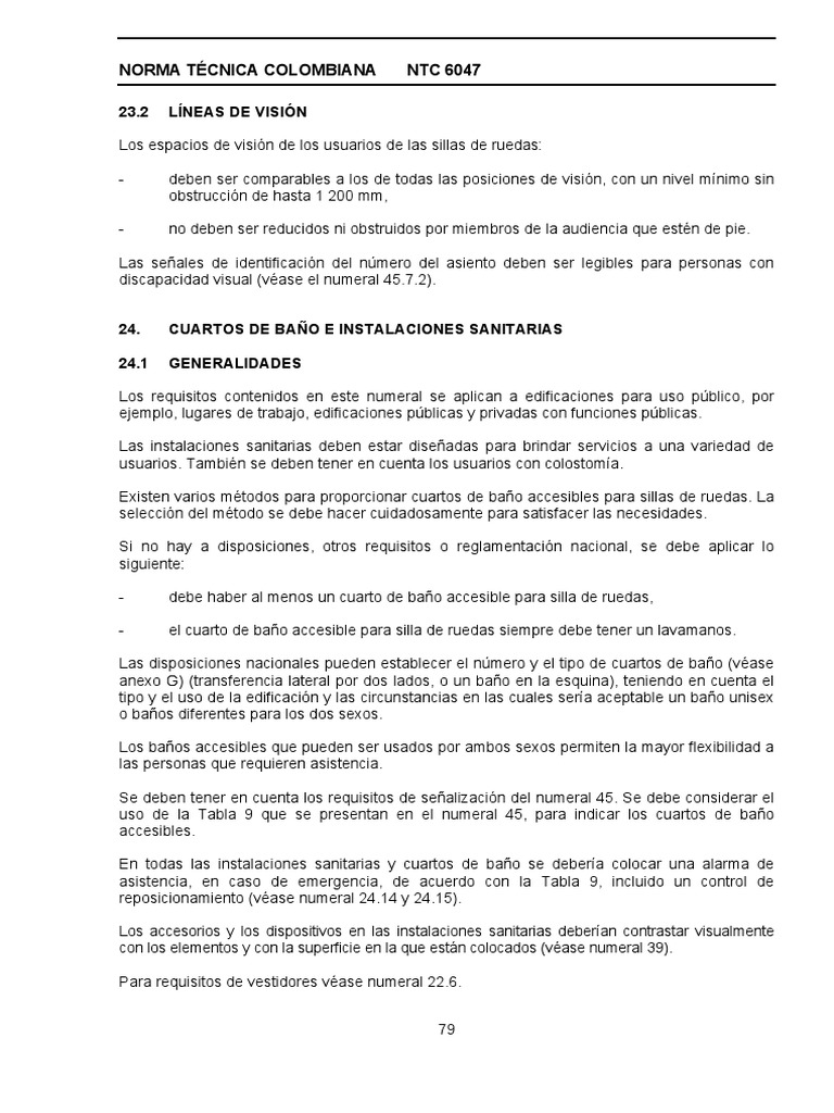 NTC 6047 - de - 2013-108-122 | PDF | Baño | Lavabo