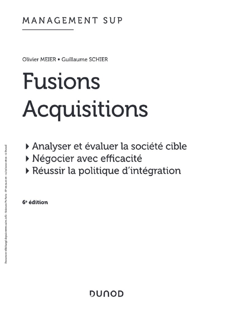 Fusion Acquisition | PDF | Fusions et acquisitions | Business