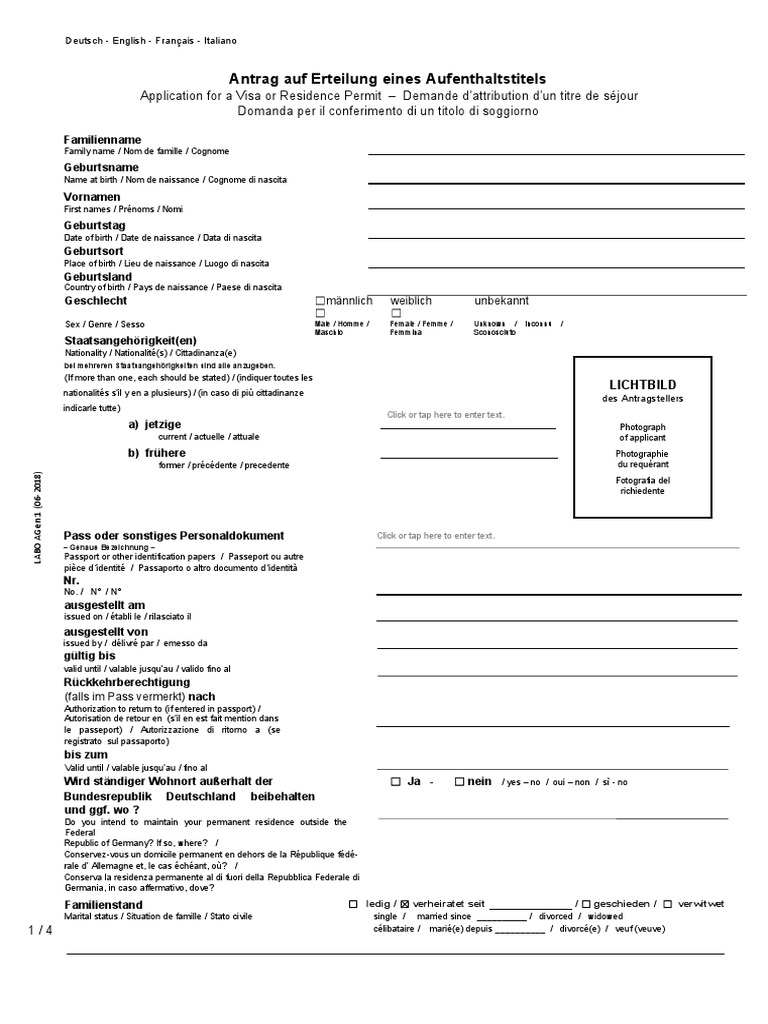 Berlin ABH Antragsformular - Principal | PDF