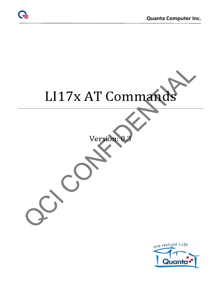 LT1001 AT Commands | PDF | Telecommunications | Information And ...