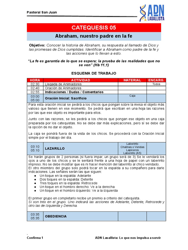 05 - Abraham Nuestro Padre de La Fe | PDF