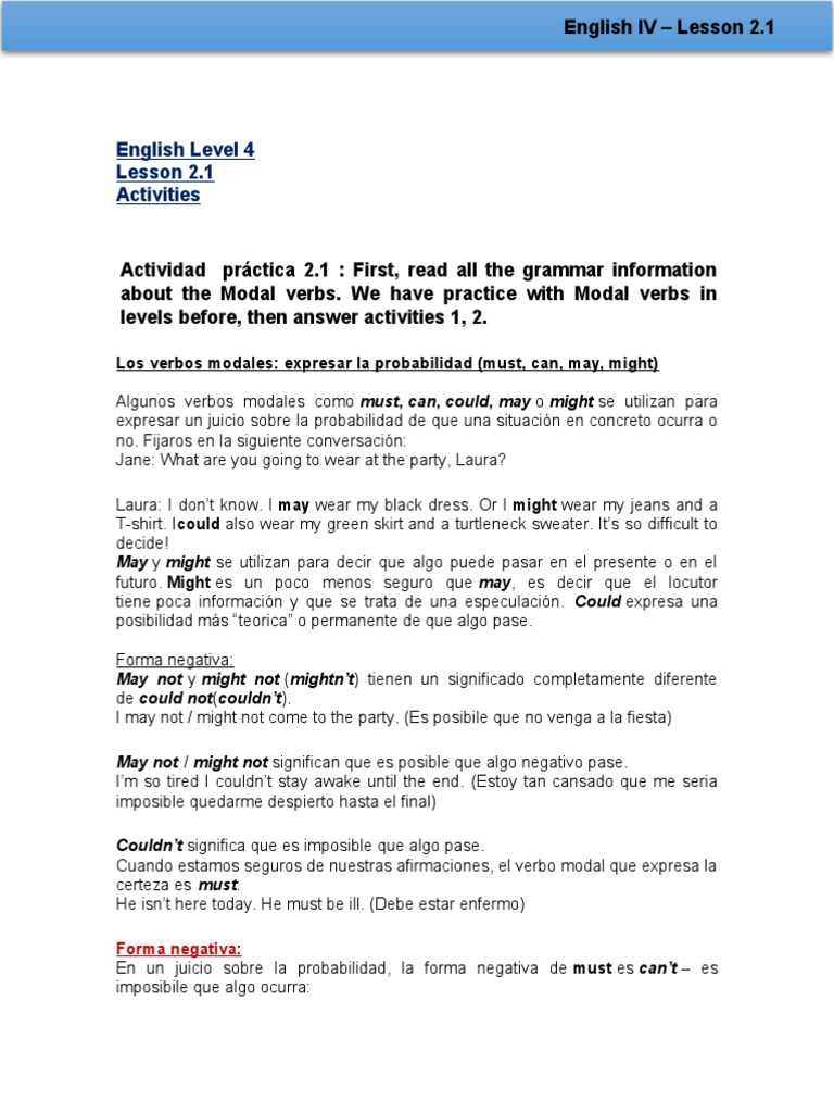 Tarea Ingles 3 | PDF