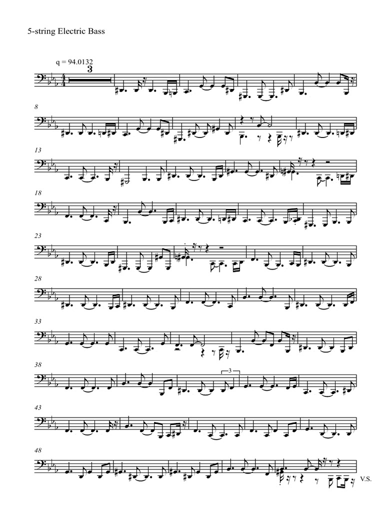 String Chinese 5 String Electric Bass 111123 Pdf