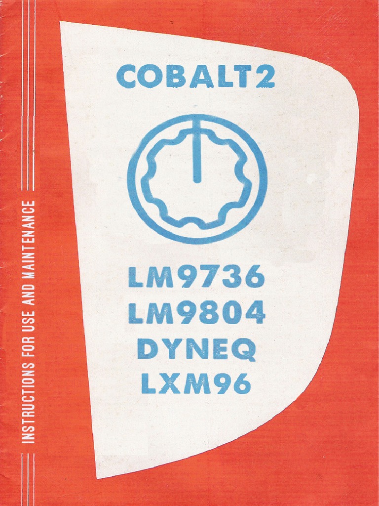 Cobalt2 Manual | PDF | Equalization (Audio) | Electrical Engineering