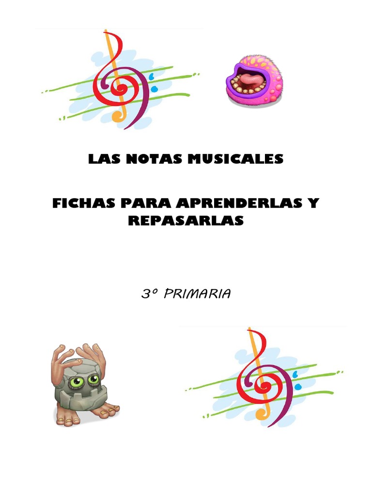 Repasar Las Notas Musicales | PDF | Artes del Lenguaje y Comunicación