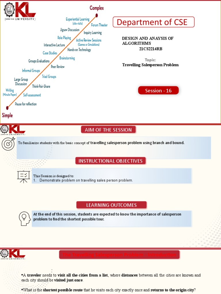 Travelling Salesperson Problem Guide | PDF | Dynamic Programming ...