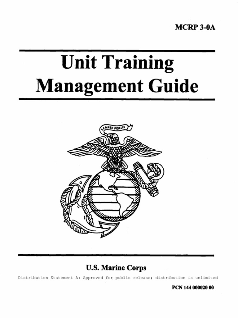 MCRP 3-0A Unit Training Management Guide | PDF | United States Marine ...