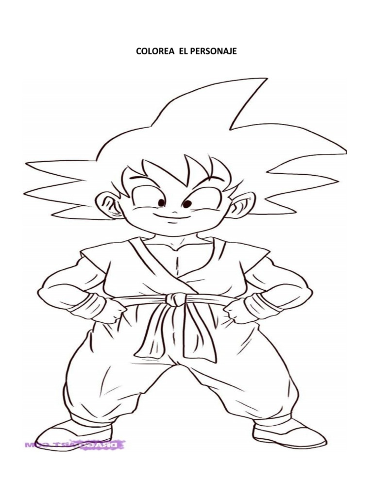 COLOREA EL PERSONAJE | PDF