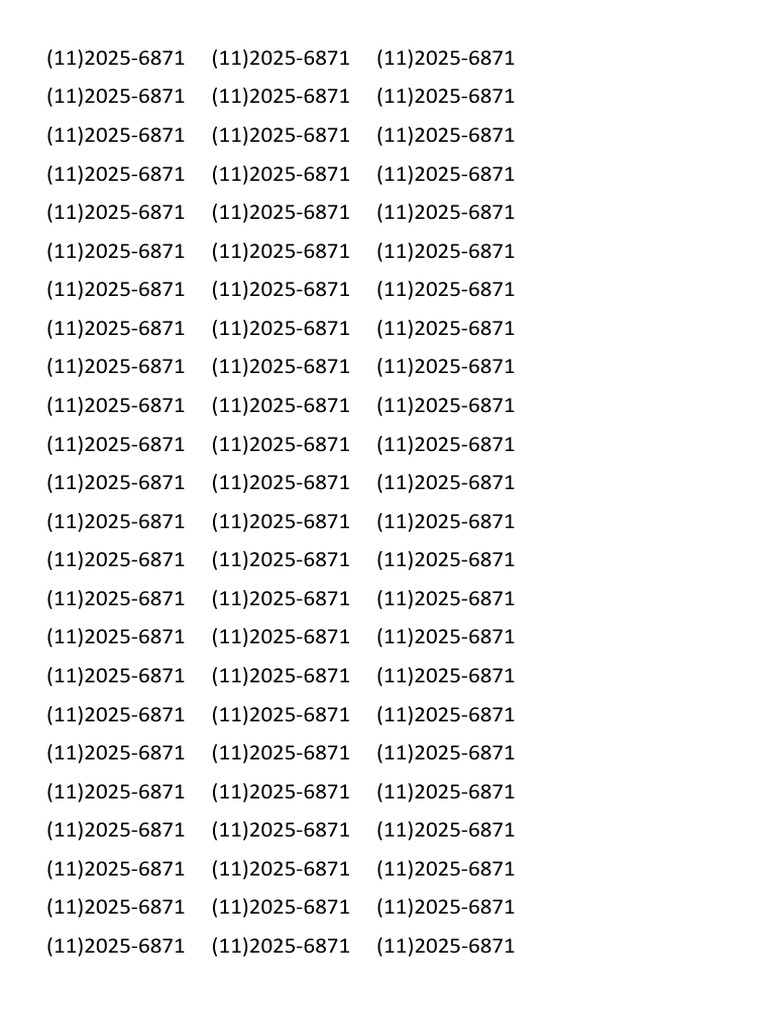 Lista de Telefone | PDF
