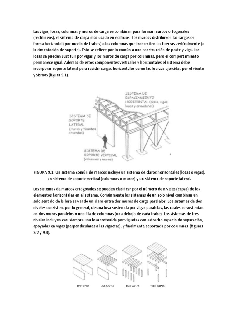 Marcos Rígidos en Construcción Estructural | PDF | Viga (Estructura ...