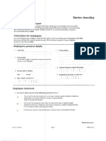 HMRC Starter Checklist | PDF | Public Finance | Government Finances