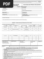 Plant and Plant Product Declaration Form: SECTION 1 - Shipment ...