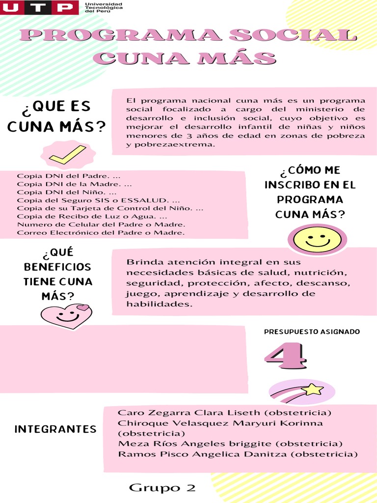 Infografia Programa Social | PDF | Salud y bienestar