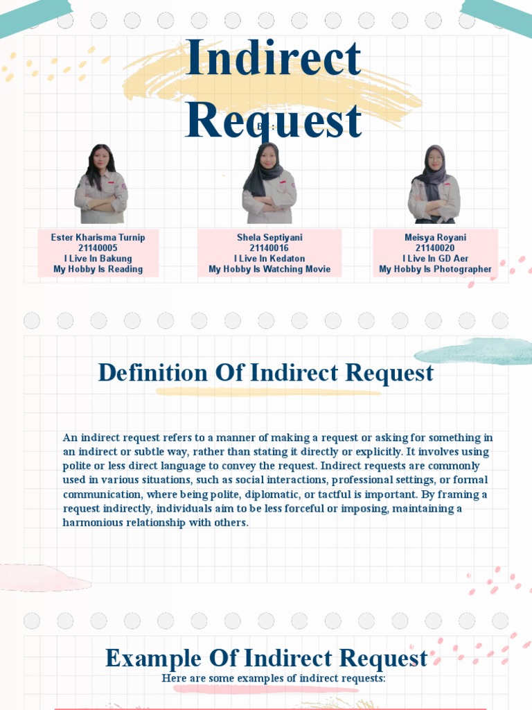 Indirect Request LC | PDF | Linguistic Morphology | Human Communication