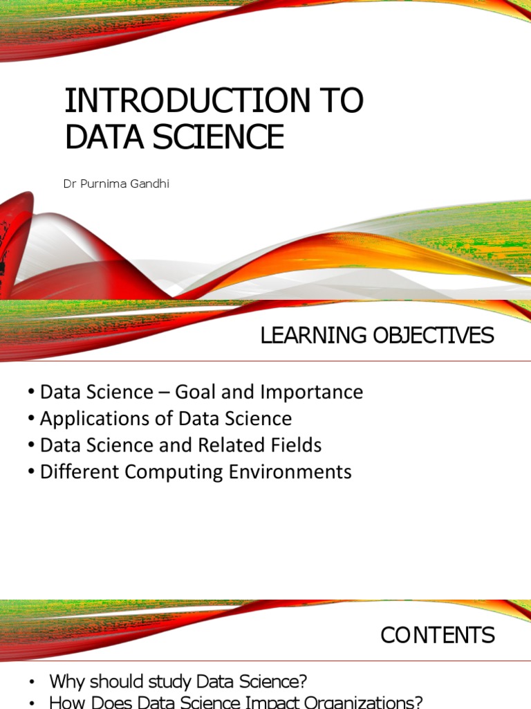 Unit I Introduction To Data Science | PDF | Data Science | Data