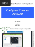 Configuração de Cotas no CAD | PDF | Desenho