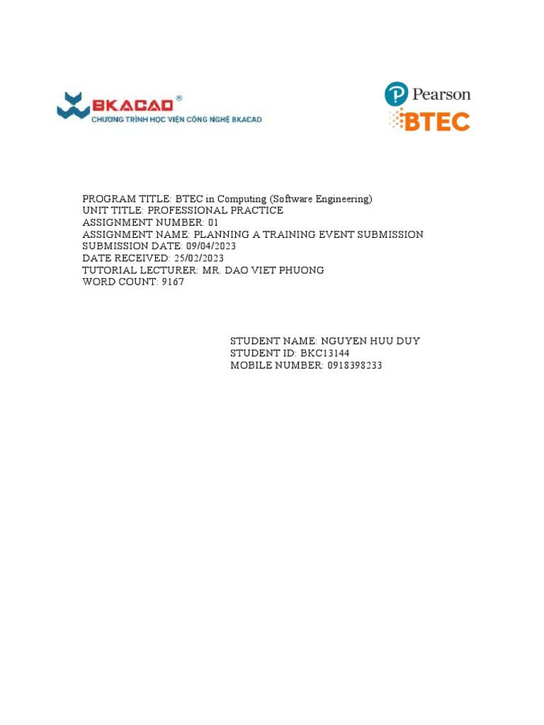 Assignment 1 Professional Practice | PDF