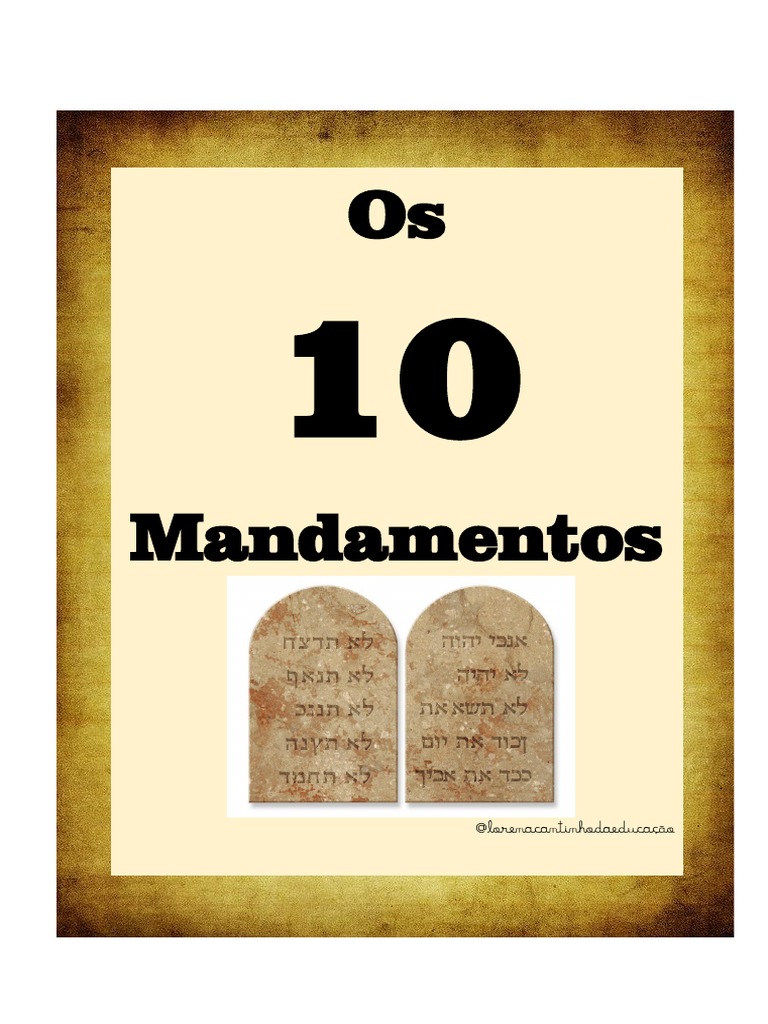 VISUAL+OS+10+MANDAMENTOS | PDF