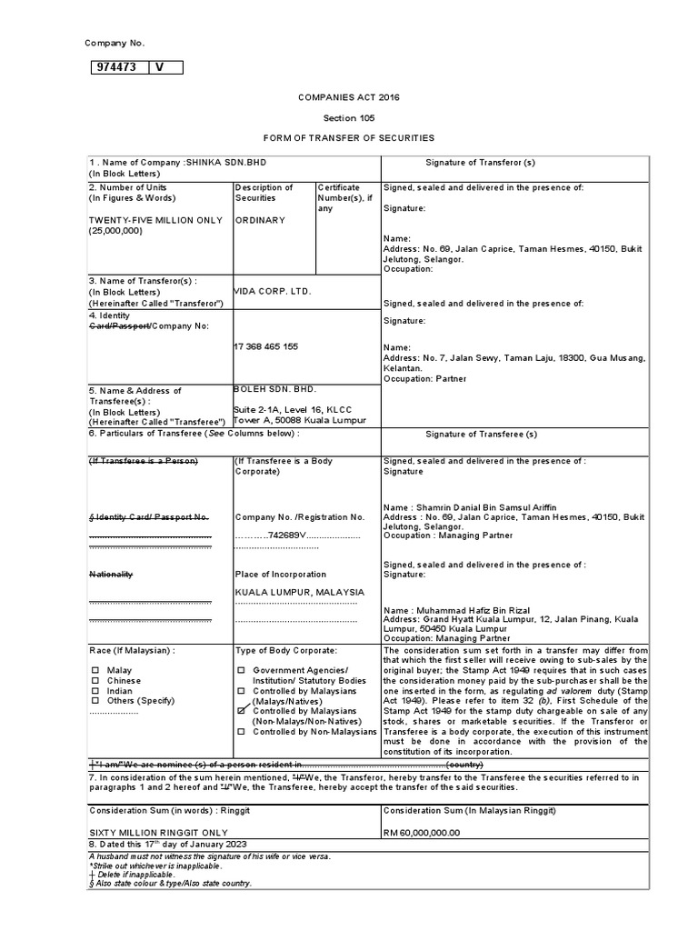 Final Form 32A | Download Free PDF | Malaysia | Government