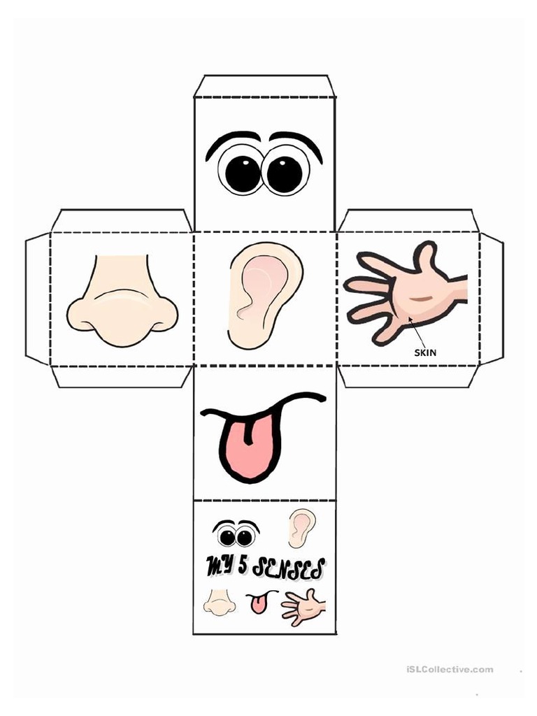 Preschool Worksheets Five Senses Then My 5 Senses Game Worksheet Free ...