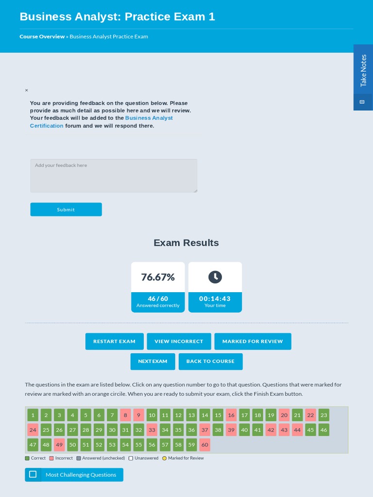 Business Analyst_ Practice Exam 1 | PDF | Software Testing ...
