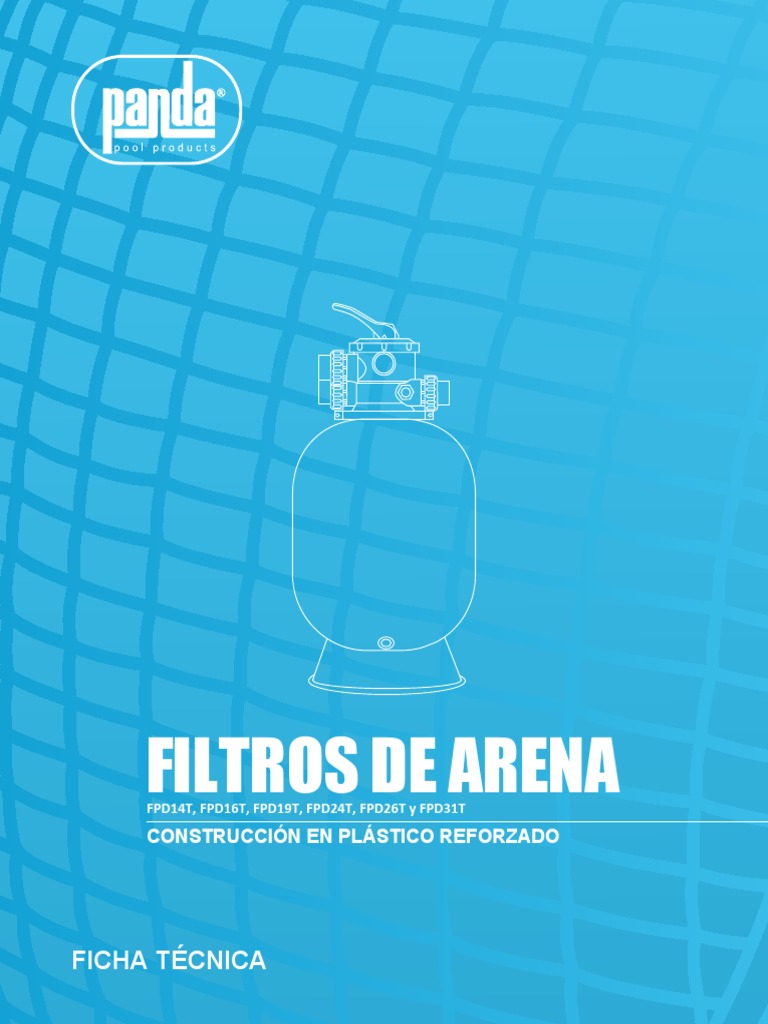 Filtros de Arena para Piscinas FPD Series | PDF