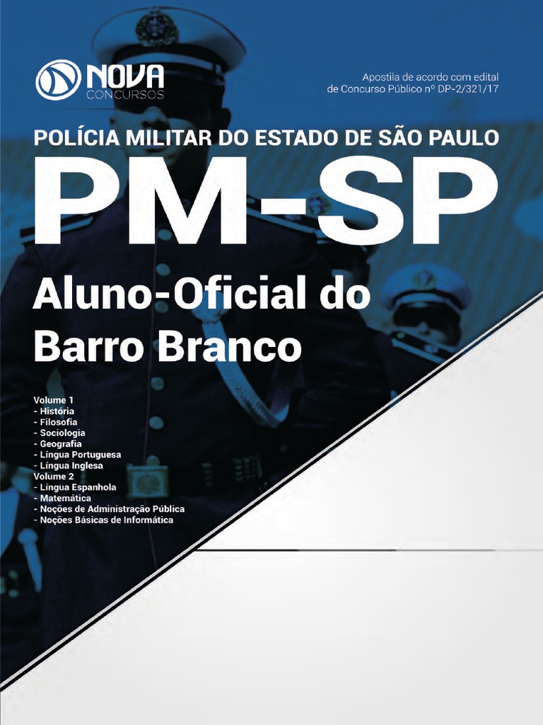 ST063-17 - PM-SP - Aluno-Oficial Do Barro Branco 848 PGS + Capa | PDF | Renascimento | Brasil