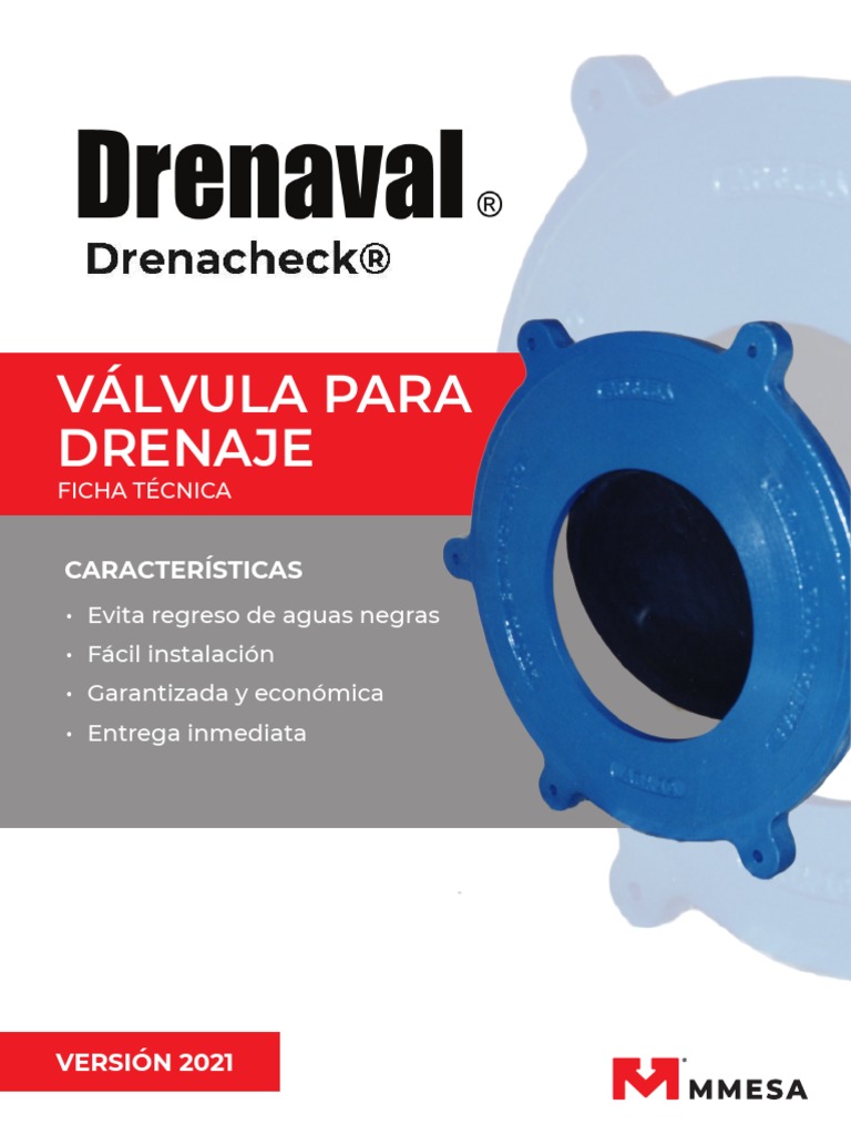 Hoja-Tecnica-Drenaval-Nueva | PDF | Ingeniería mecánica