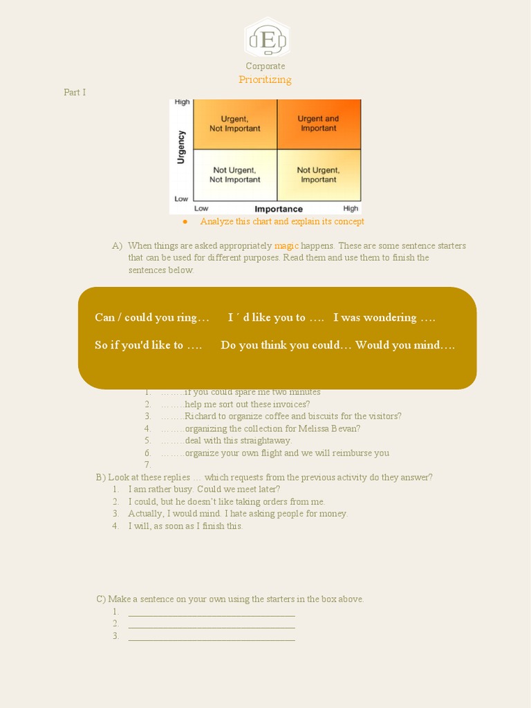 (Template) Prioritizing | PDF
