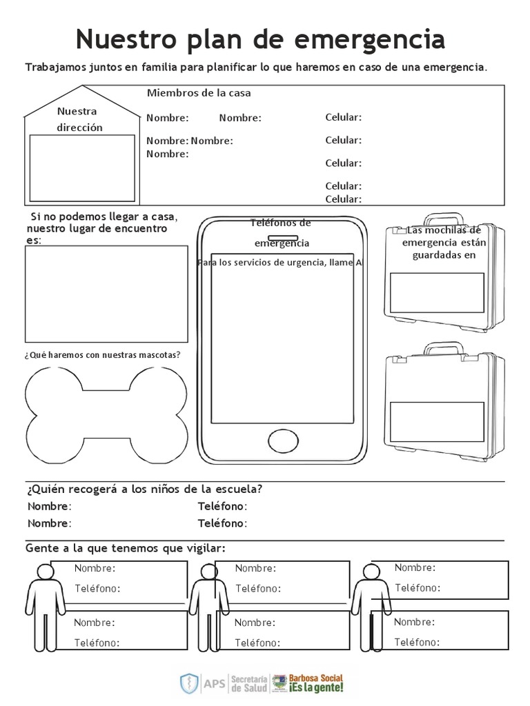 Nuestro Plan Familiar de Emergencia | PDF
