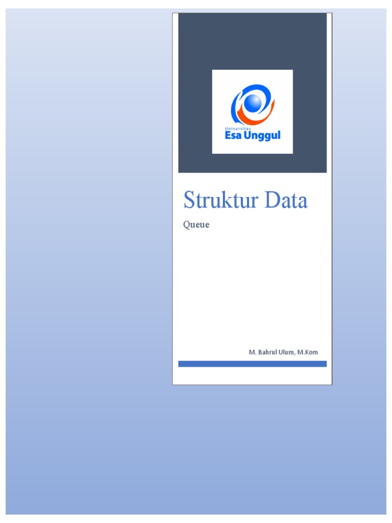 Modul Struktur Data-QUEUE | PDF