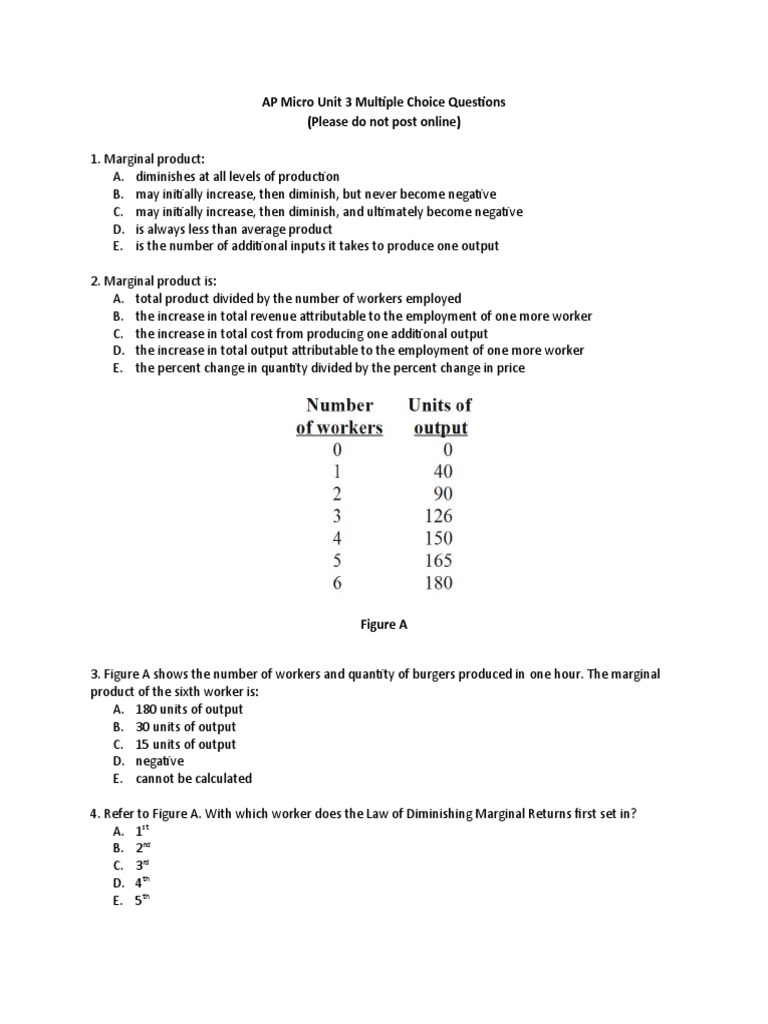 Ch. 3 Practice | PDF | Long Run And Short Run | Supply And Demand