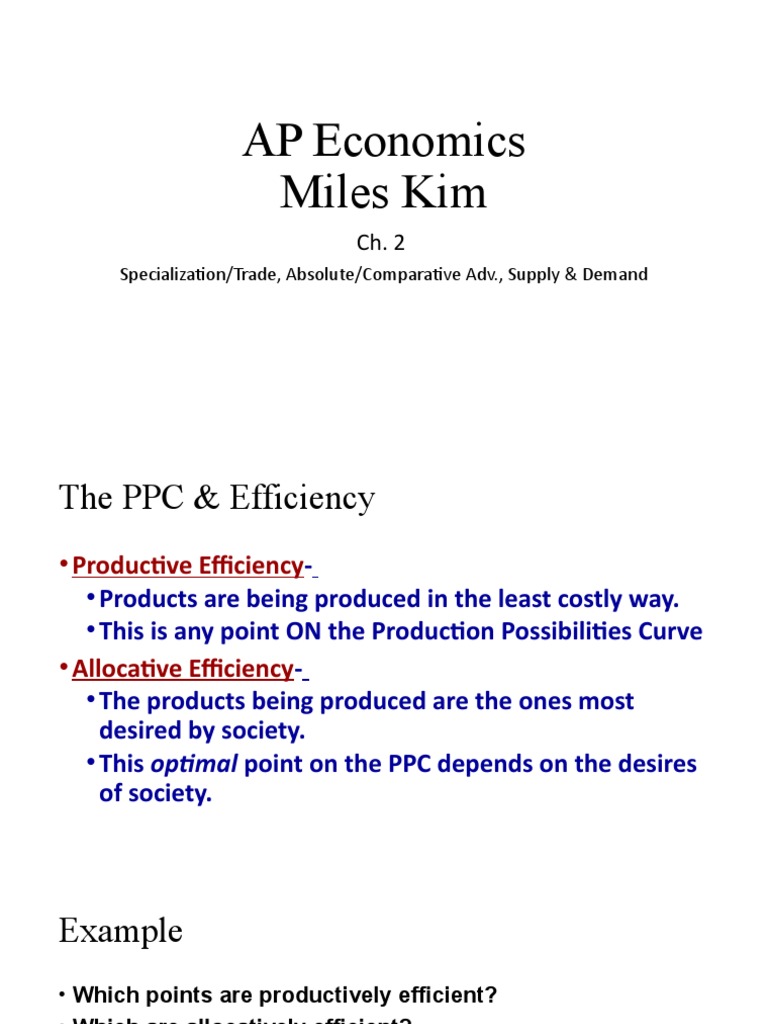 Ch. 2 Econ | PDF | Demand | Supply (Economics)