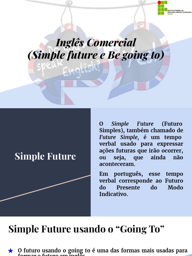 Simple Future and "Going To" Explained | PDF