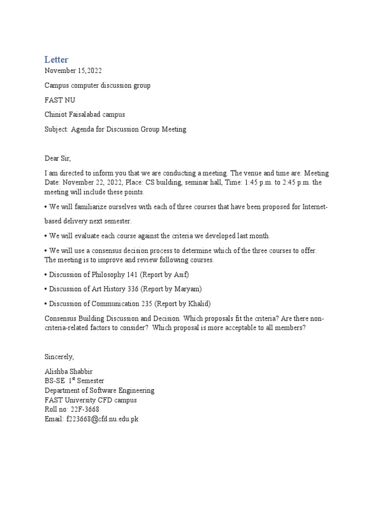 22F-3668 letter writting | PDF