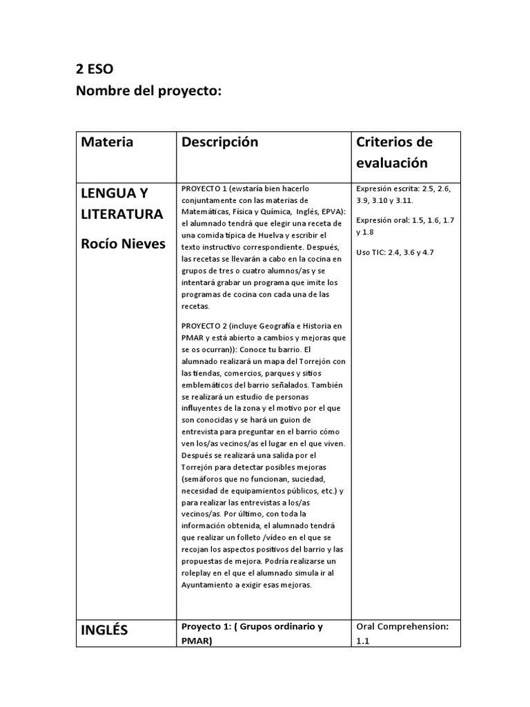 2 Eso Pdf