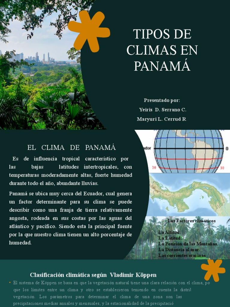 Tipos de Climas en Panamá | PDF | Clima | Clima templado Tipos de Climas en Panamá | PDF | Clima | Clima templado